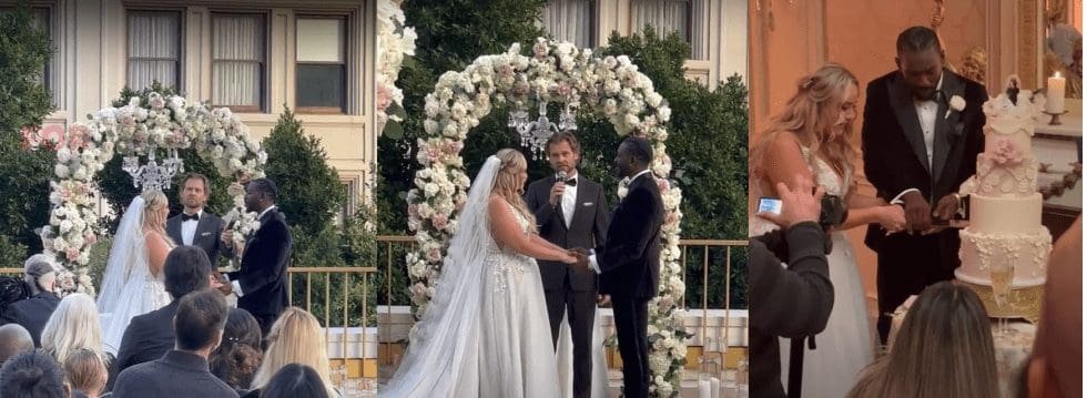 Chris And Vanessa wedding ceremony at the the Westgate Hotel Ballroom ...